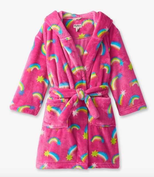 Shooting Stars Fleece Robe – Babycakes Children's Boutique